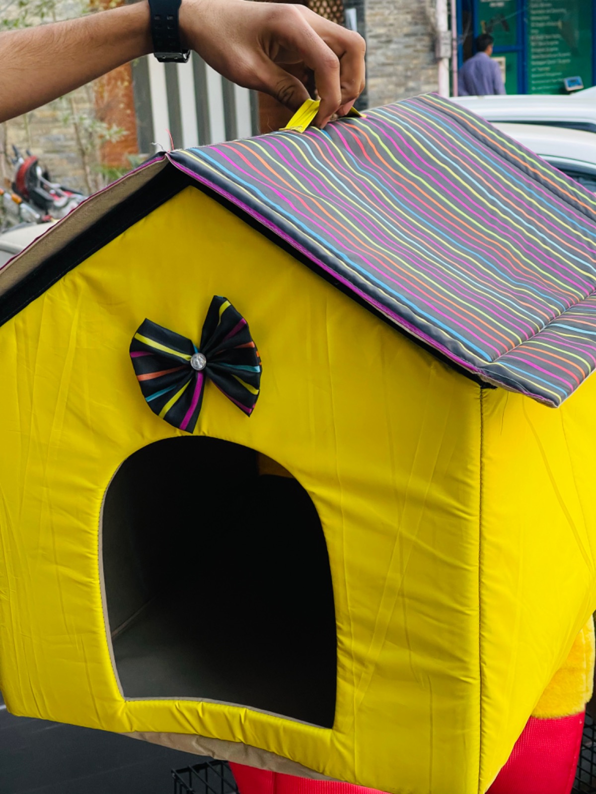 Cat House Hut Shape - Royalpets.pk Pakistan's No.1 Pet Online Store